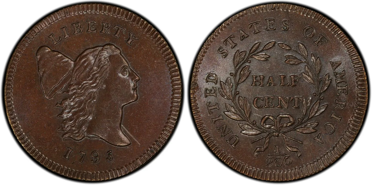 1795 Half Cent Value: Mint Varieties, Rarity, And Current Prices - Coins-Value.com