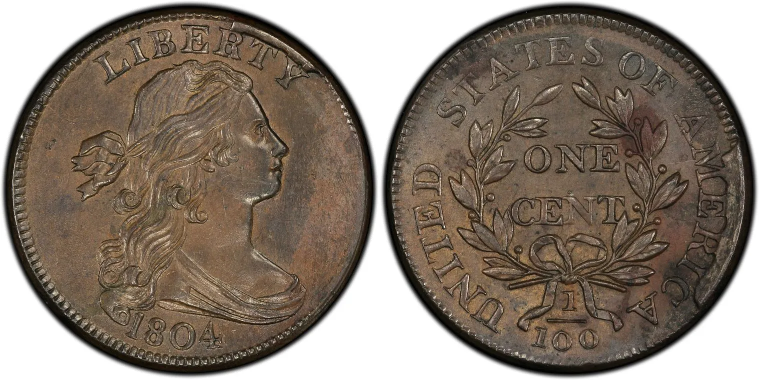 1804 Cent Value: Mint Varieties, Rarity, And Current Prices - Coins-Value.com