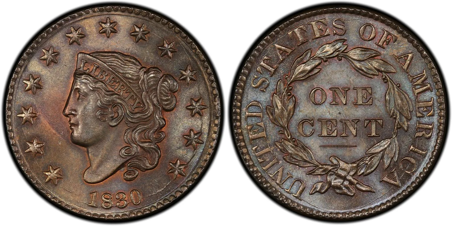 1830 Cent Value: Mint Varieties, Rarity, And Current Prices - Coins Value
