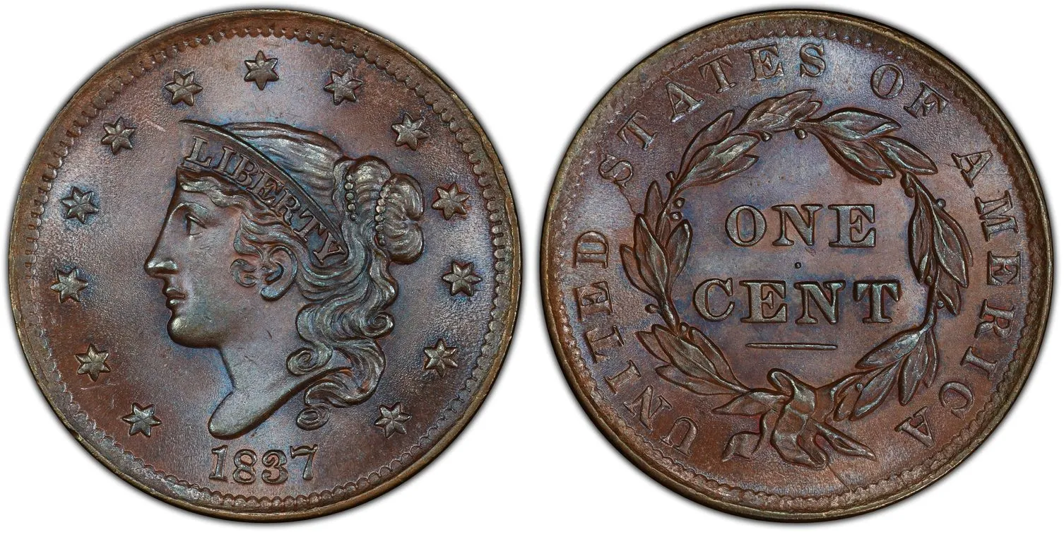 1837 Cent Value: Mint Varieties, Rarity, And Current Prices - Coins ...