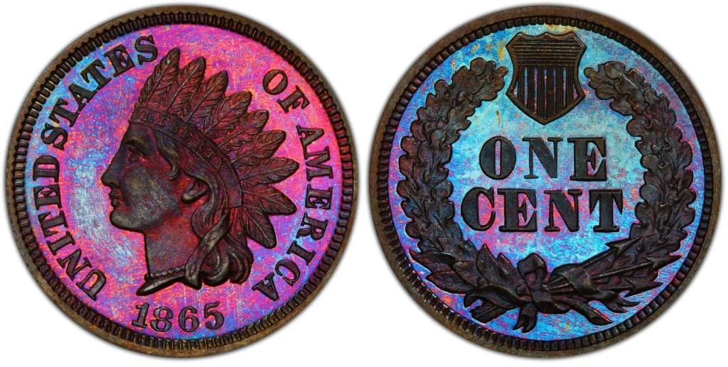 1865 Cent Value: Mint Varieties, Rarity, And Current Prices - Coins-Value.com