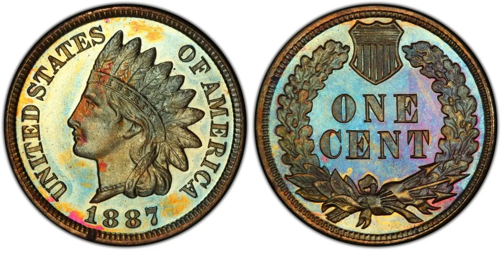 1887 Cent Value: Mint Varieties, Rarity, And Current Prices - Coins ...