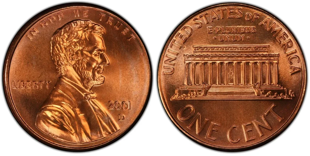 2001 Cent Value: Mint Varieties, Rarity, And Current Prices - Coins-Value.com