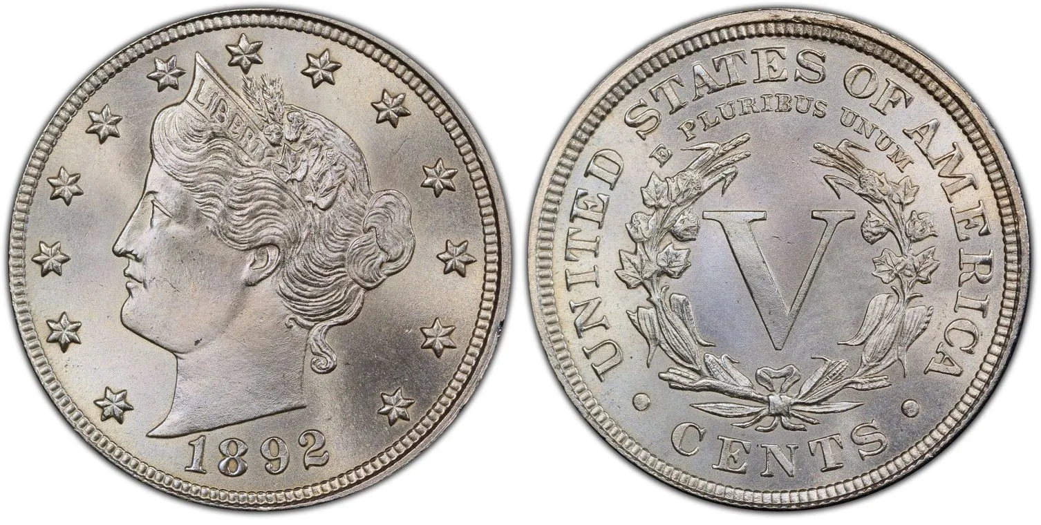 1892 Nickel Value: Mint Varieties, Rarity, And Current Prices - Coins-Value.com