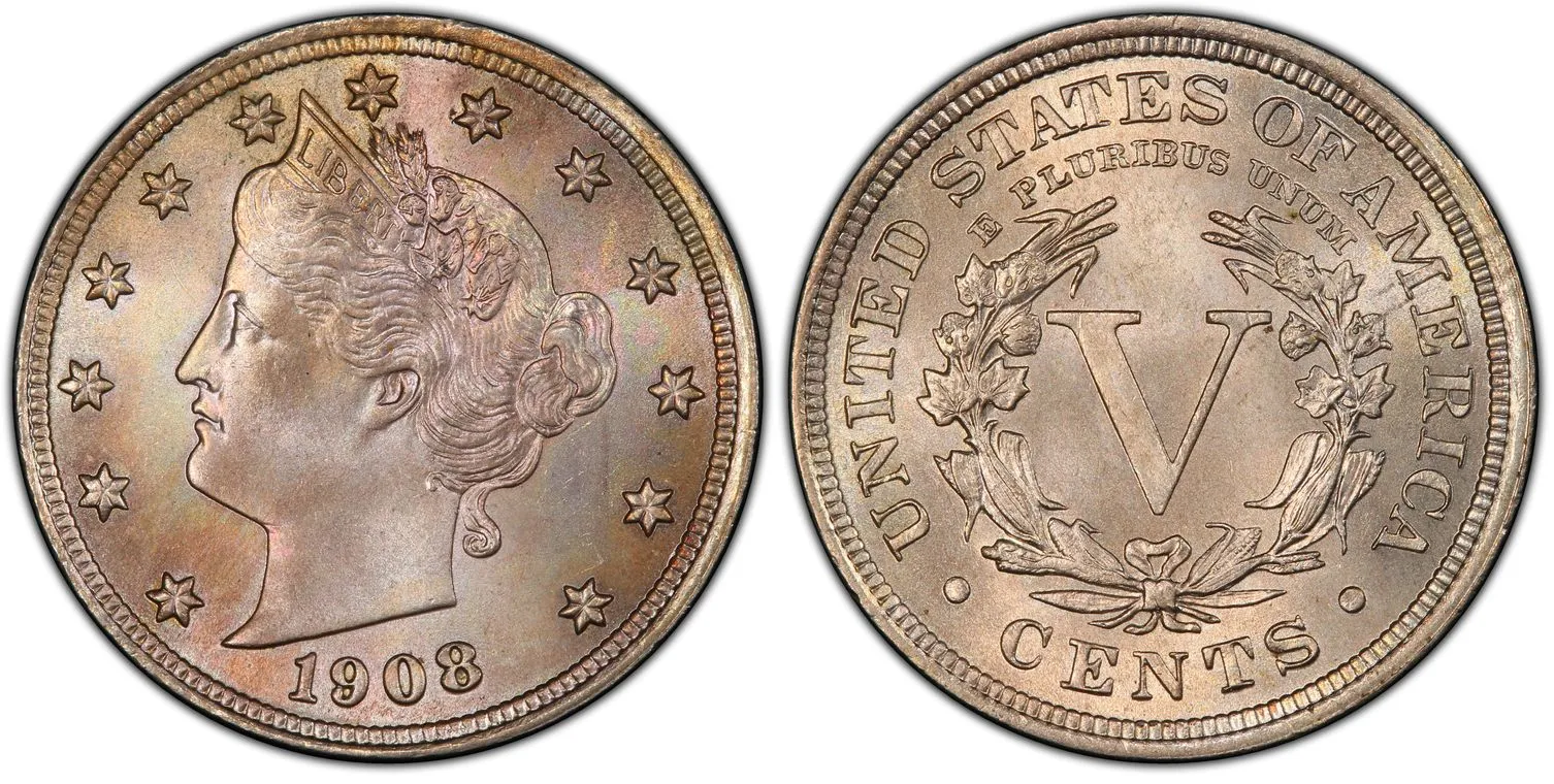 1908 Nickel Value: Mint Varieties, Rarity, And Current Prices - Coins Value