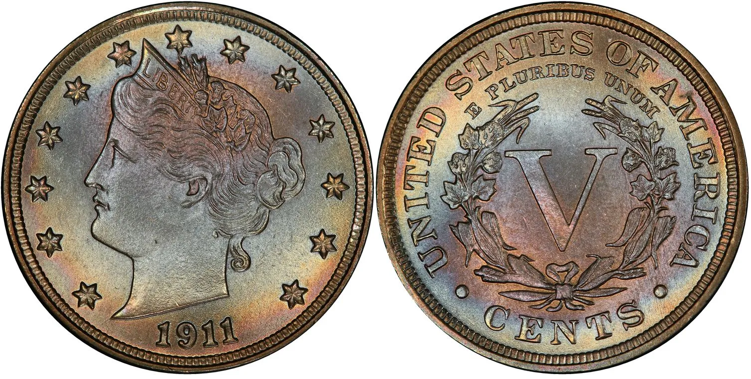 1911 Nickel Value: Mint Varieties, Rarity, And Current Prices - Coins-Value.com