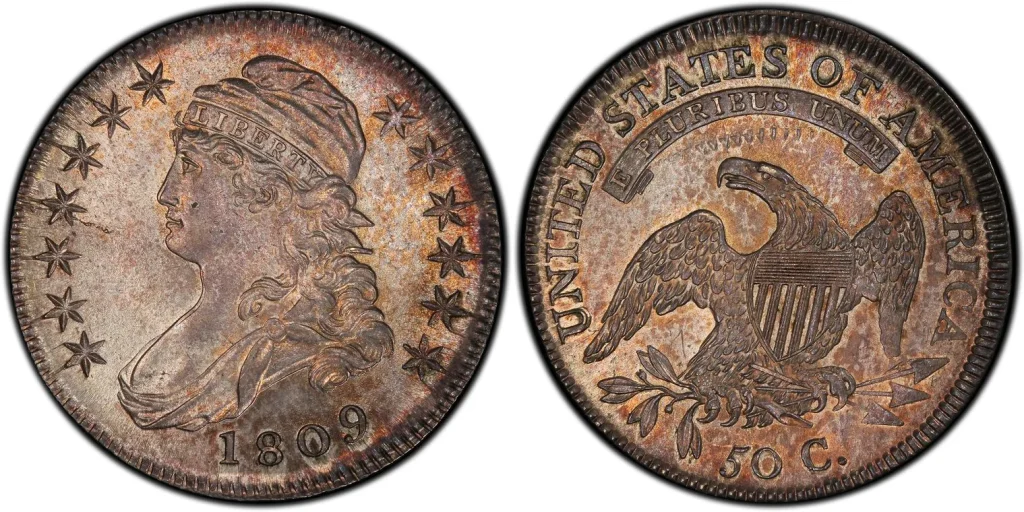 1809 Half Dollar Value: Mint Varieties, Rarity, And Current Prices - Coins-Value.com