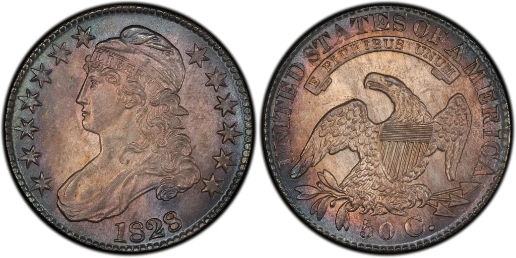 1828 Half Dollar Value: Mint Varieties, Rarity, And Current Prices - Coins-Value.com