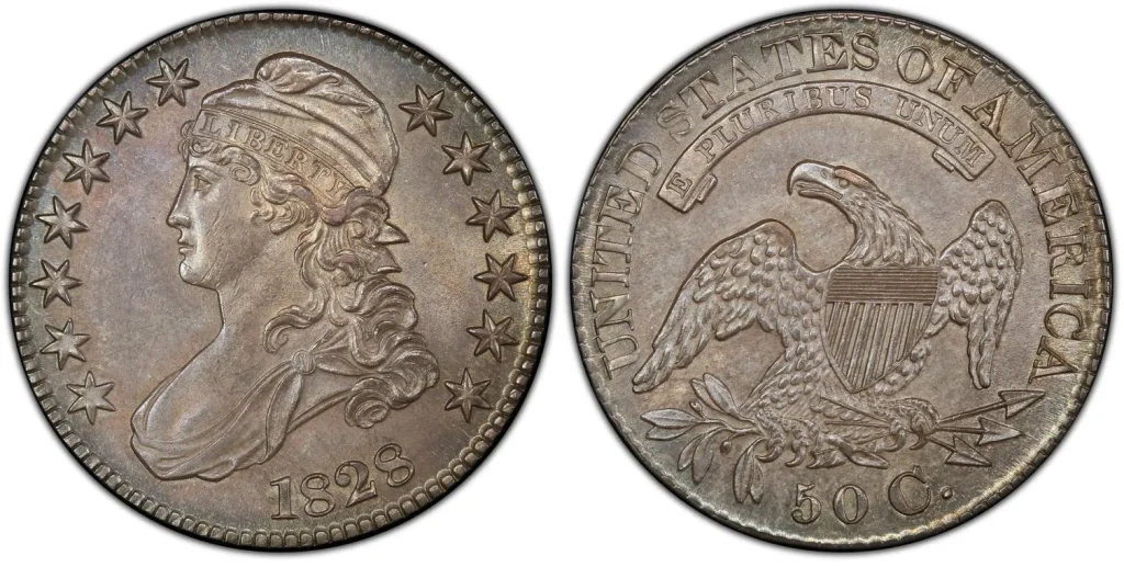 1828 Half Dollar Value: Mint Varieties, Rarity, And Current Prices - Coins-Value.com