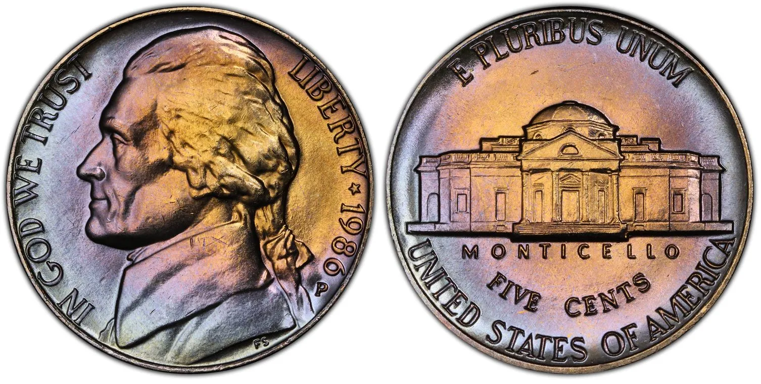 1986 Nickel Value: Mint Varieties, Rarity, And Current Prices - Coins-Value.com