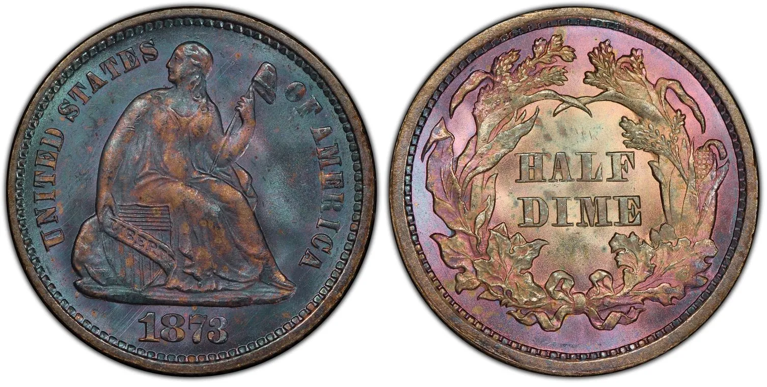 1873 Half Dime Value: Mint Varieties, Rarity, And Current Prices - Coins-Value.com