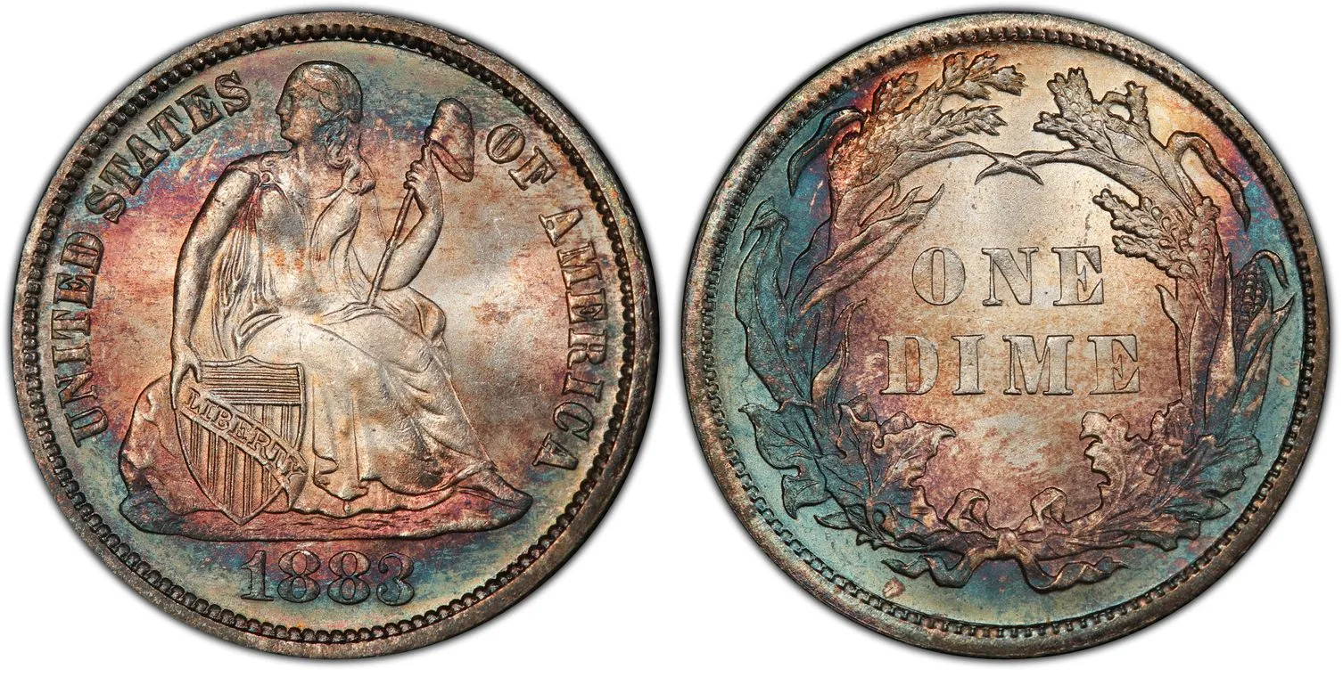 1883 Dime Value: Mint Varieties, Rarity, And Current Prices - Coins-Value.com