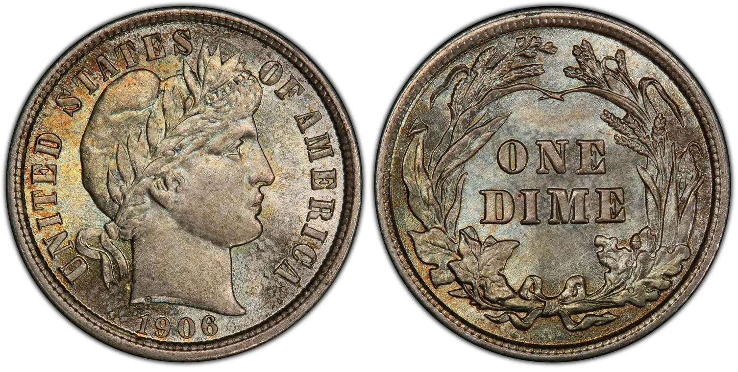 1906 Dime Value: Mint Varieties, Rarity, And Current Prices - Coins-Value.com