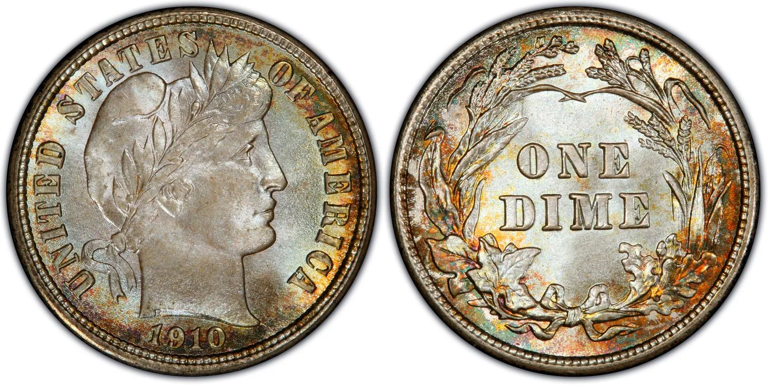 1910 Dime Value: Mint Varieties, Rarity, And Current Prices - Coins-Value.com
