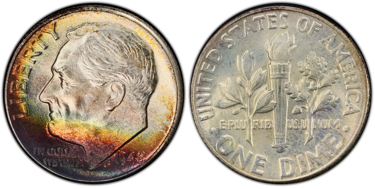 1948 Dime Value: Mint Varieties, Rarity, And Current Prices - Coins-Value.com