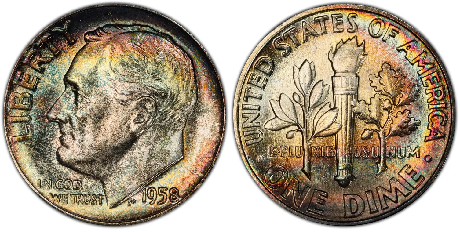 1958 Dime Value: Mint Varieties, Rarity, And Current Prices - Coins-Value.com