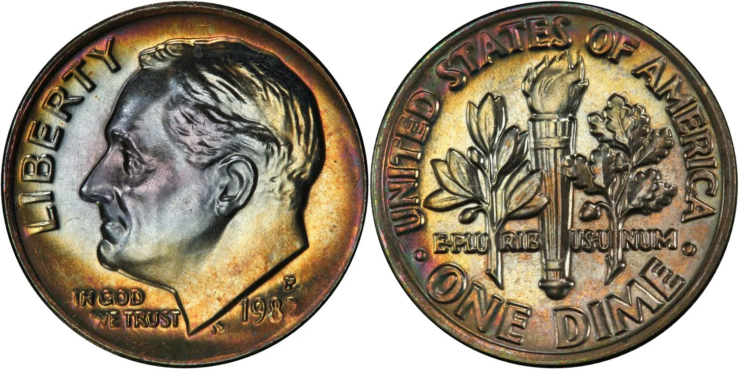 1982 Dime Value: Mint Varieties, Rarity, And Current Prices - Coins-Value.com