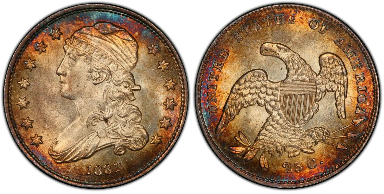 1831 Quarter Value: Mint Varieties, Rarity, And Current Prices - Coins-Value.com