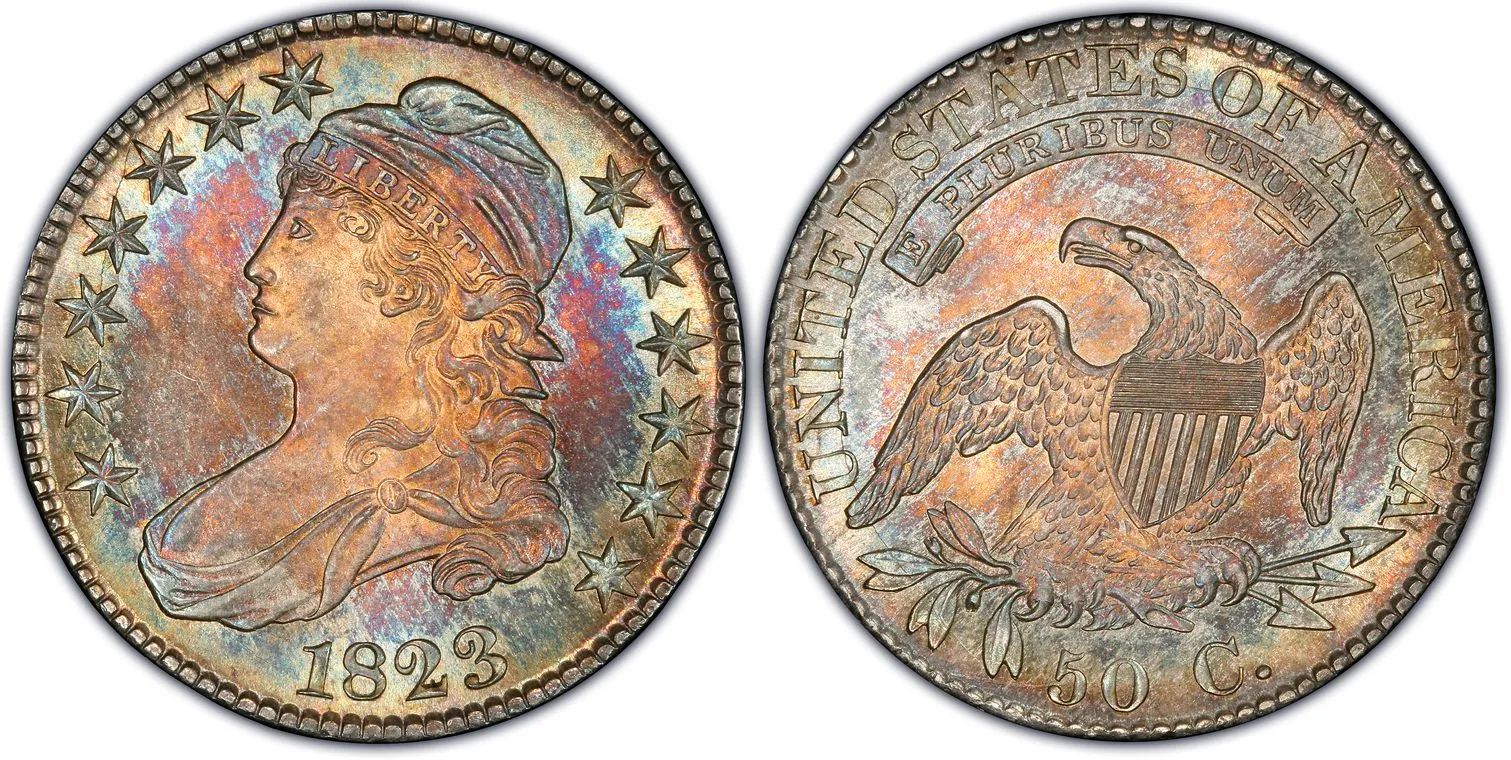 1823 Half Dollar Value: Mint Varieties, Rarity, And Current Prices - Coins-Value.com