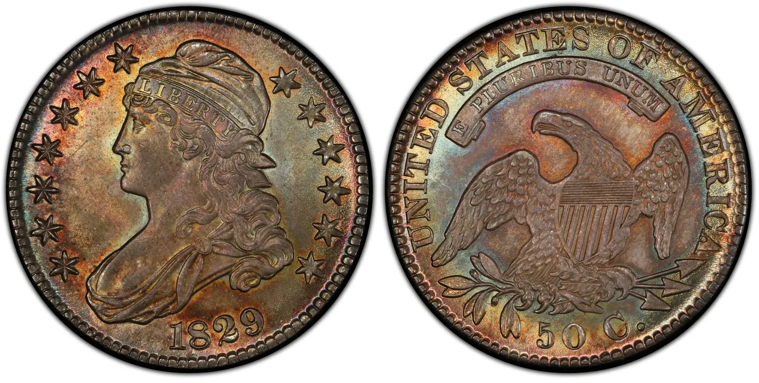 1829 Half Dollar Value: Mint Varieties, Rarity, And Current Prices ...