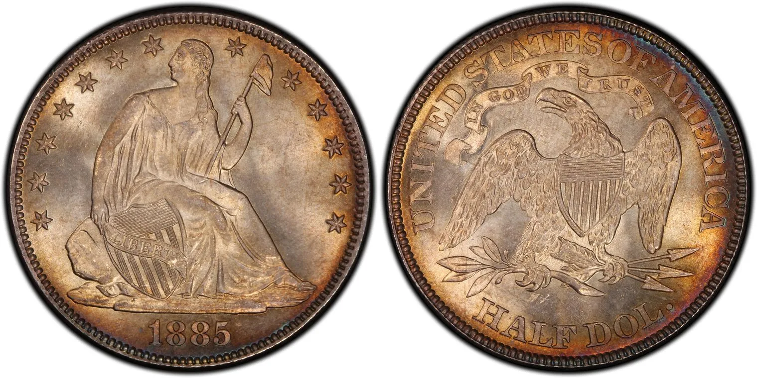 1885 Half Dollar Value: Mint Varieties, Rarity, And Current Prices - Coins-Value.com