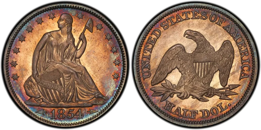 1854 Half Dollar Value: Mint Varieties, Rarity, And Current Prices - Coins-Value.com