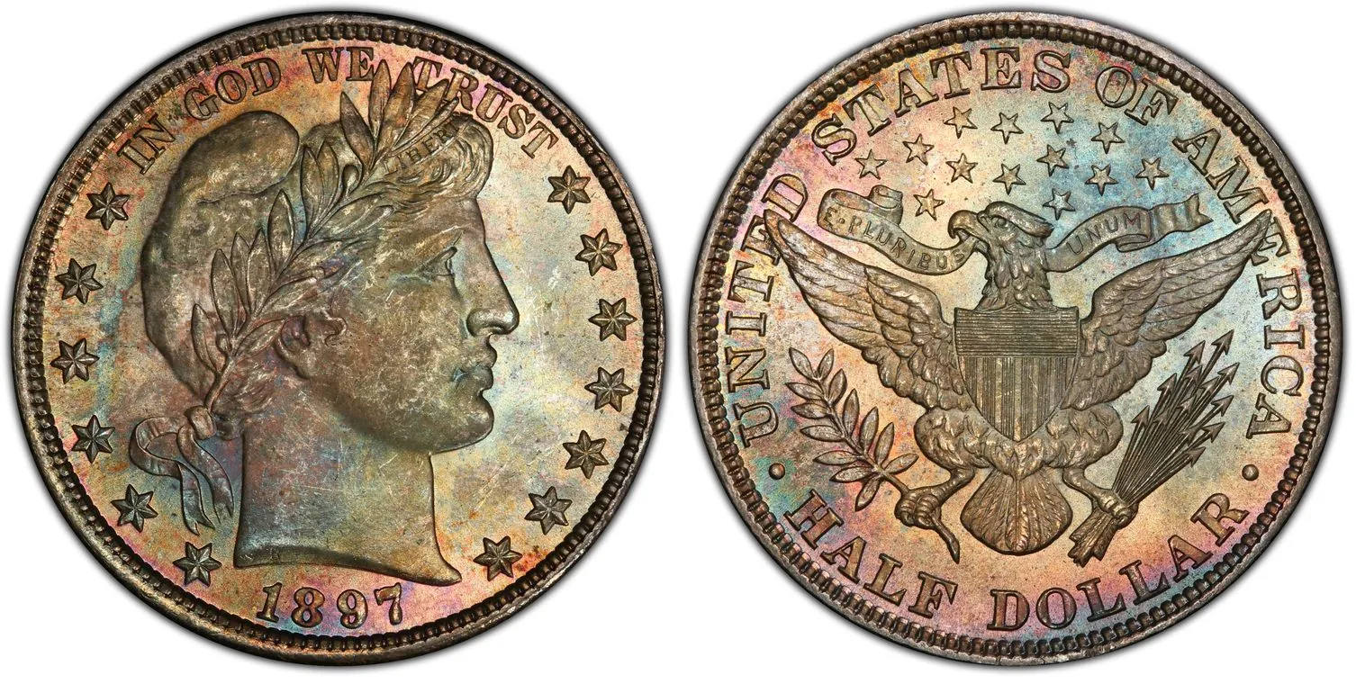 1897 Half Dollar Value: Mint Varieties, Rarity, And Current Prices - Coins-Value.com