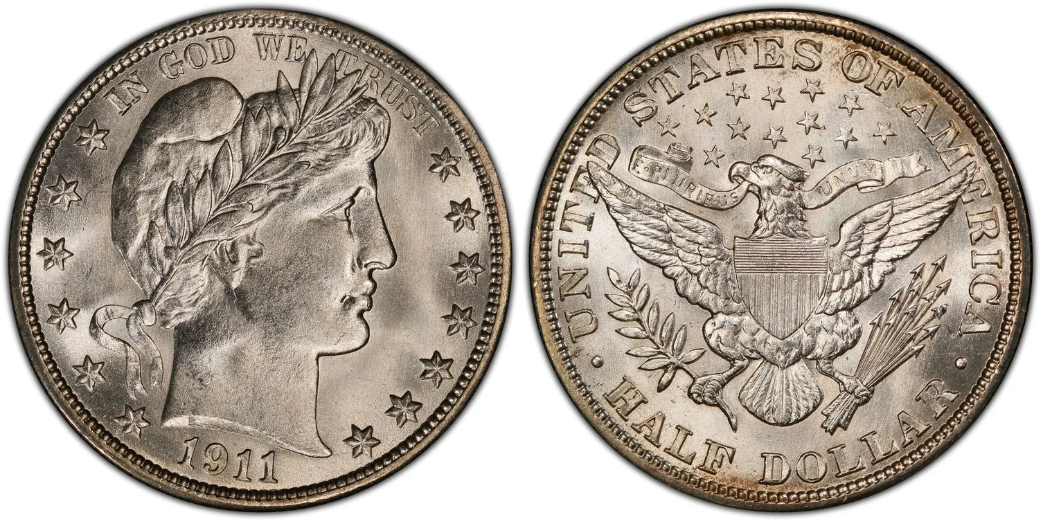 1911 Half Dollar Value: Mint Varieties, Rarity, And Current Prices - Coins-Value.com
