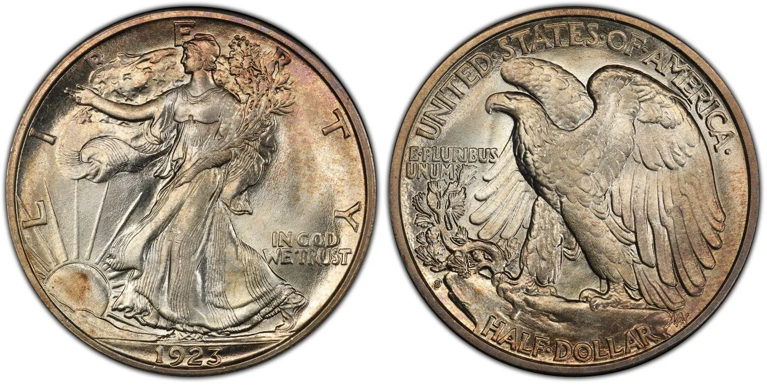 1923 Half Dollar Value: Mint Varieties, Rarity, And Current Prices - Coins-Value.com