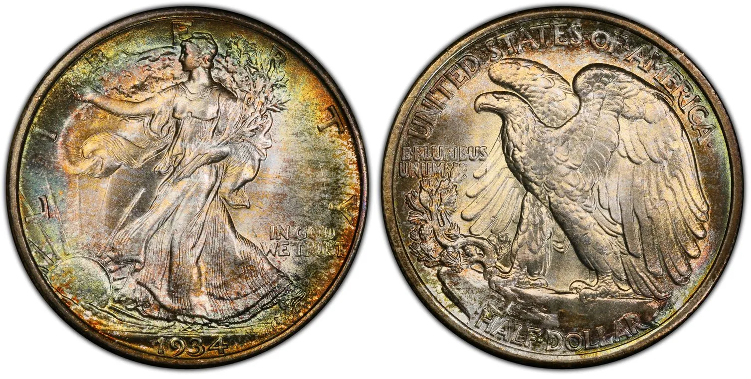 1934 Half Dollar Value: Mint Varieties, Rarity, And Current Prices - Coins-Value.com