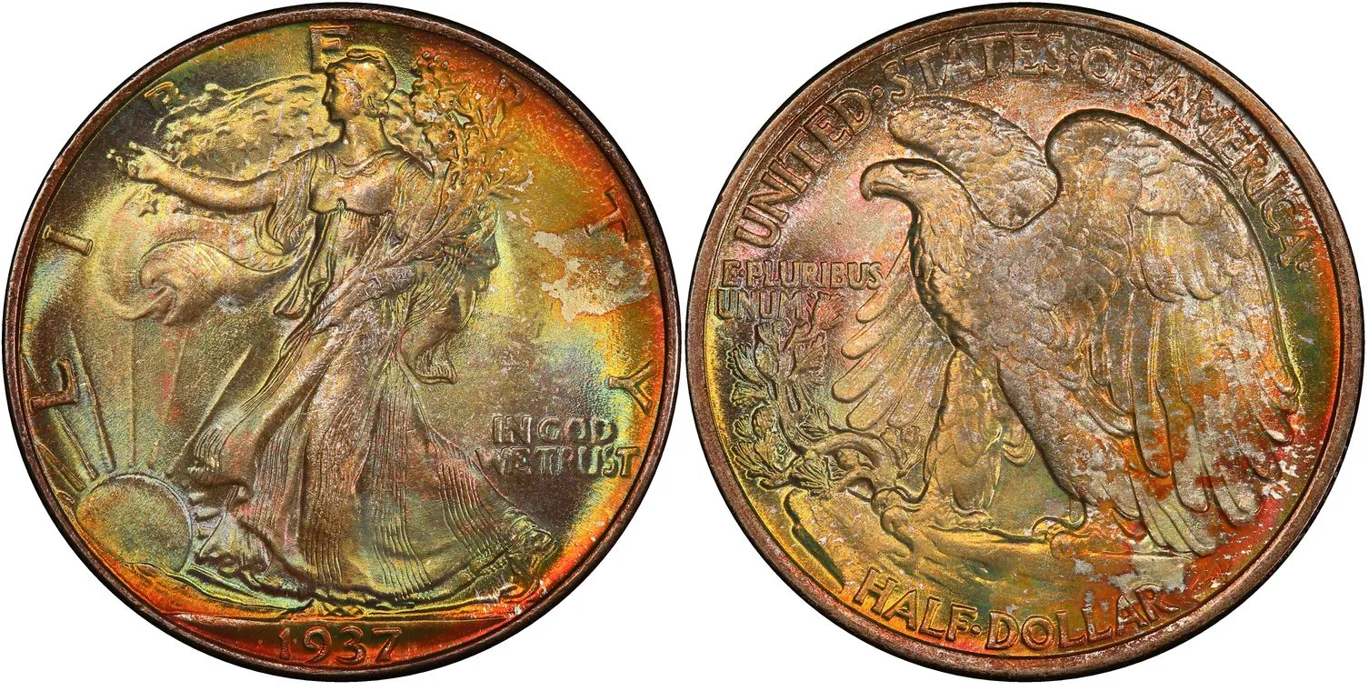 1937 Half Dollar Value: Mint Varieties, Rarity, And Current Prices - Coins-Value.com