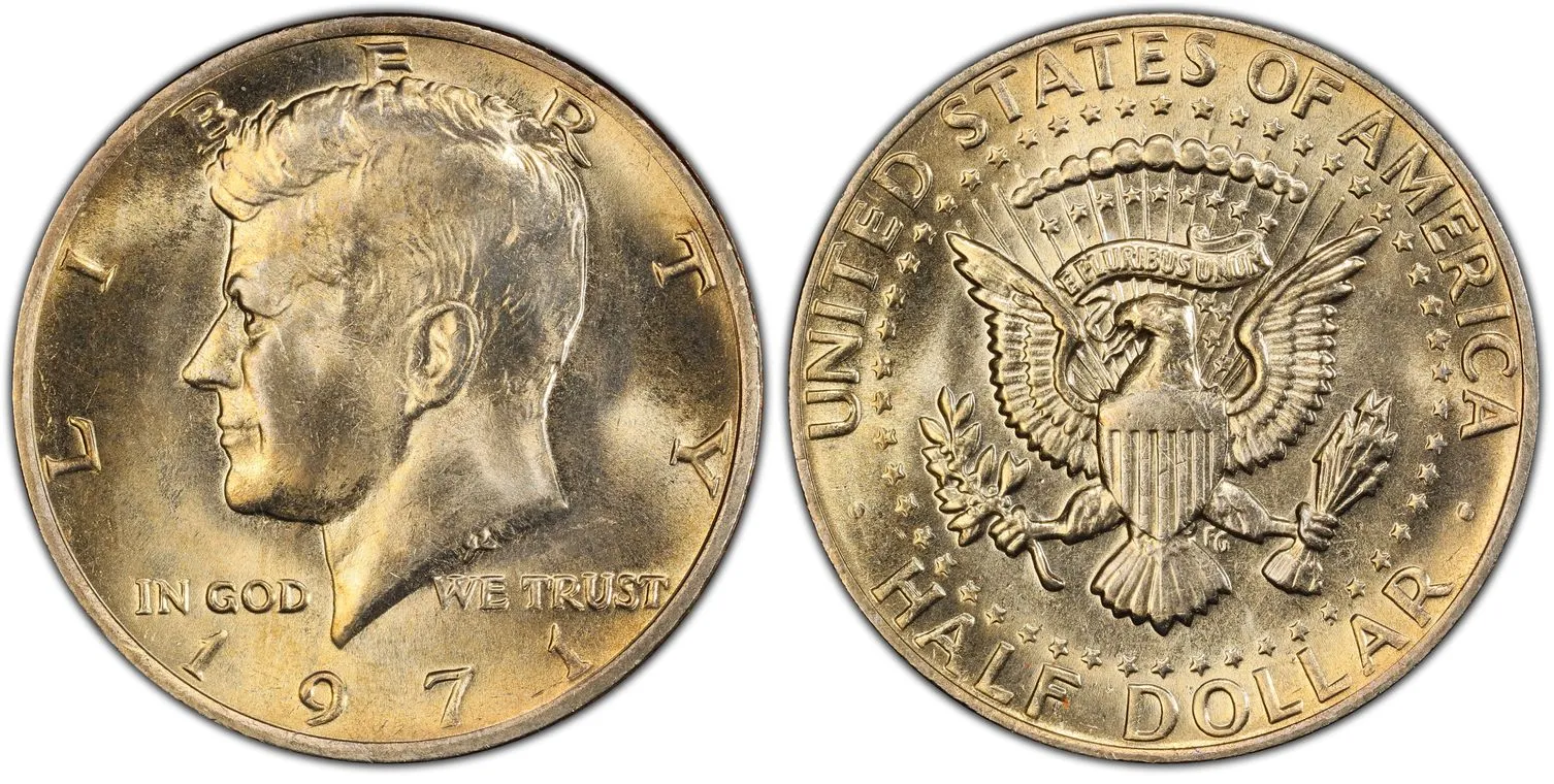 1971 Half Dollar Value: Mint Varieties, Rarity, And Current Prices - Coins-Value.com