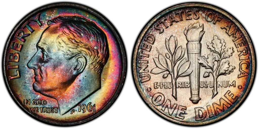 1961 Dime Value: Mint Varieties, Rarity, And Current Prices - Coins ...