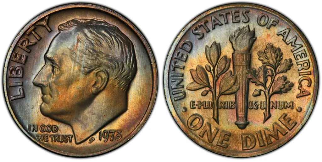 1973 Dime Value: Mint Varieties, Rarity, And Current Prices - Coins ...