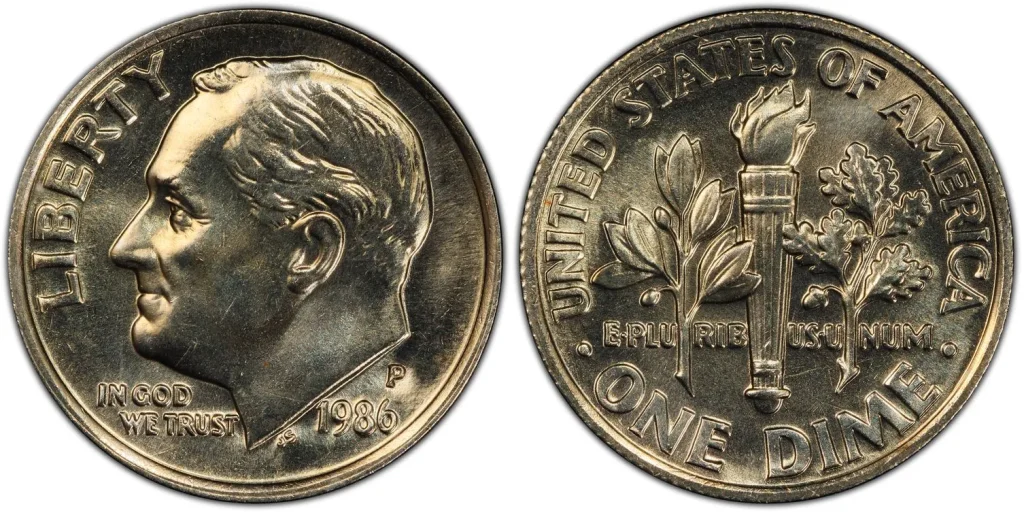 1986 Dime Value: Mint Varieties, Rarity, And Current Prices - Coins-Value.com