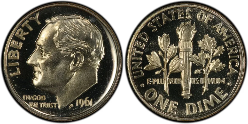 1961 Dime Value: Mint Varieties, Rarity, And Current Prices - Coins ...