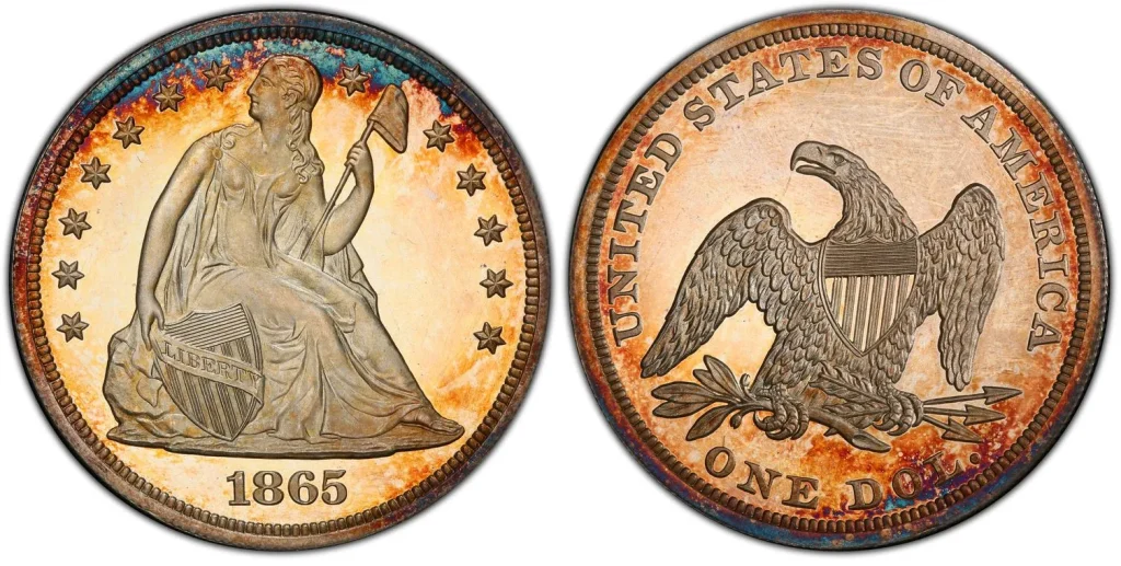 1865 Dollar Value: Mint Varieties, Rarity, And Current Prices - Coins ...