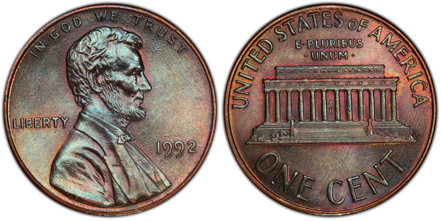 1992 Cent Value: Mint Varieties, Rarity, And Current Prices - Coins Value