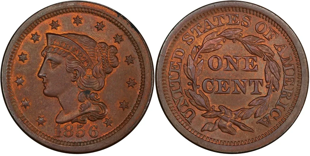 1856 Cent Value: Mint Varieties, Rarity, And Current Prices - Coins ...