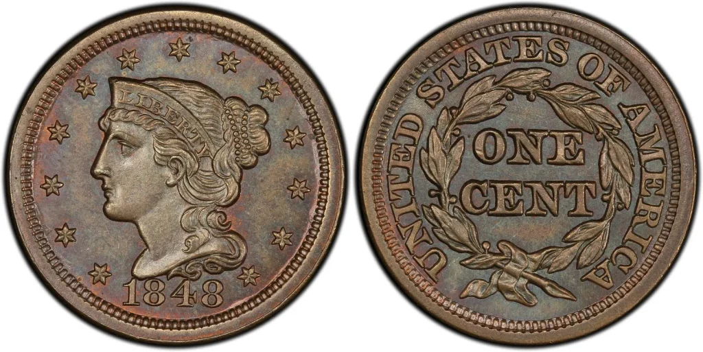 1848 Cent Value: Mint Varieties, Rarity, And Current Prices - Coins ...