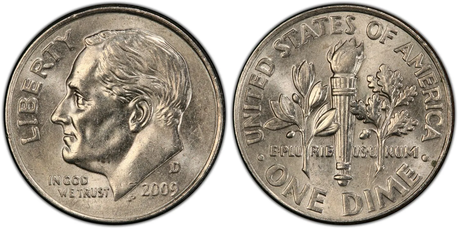 2009 Dime Value: Mint Varieties, Rarity, And Current Prices - Coins-Value.com
