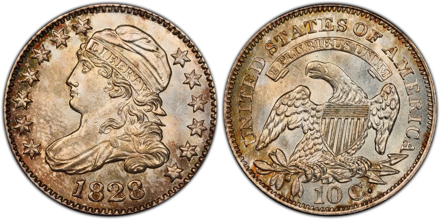 1828 Dime Value: Mint Varieties, Rarity, And Current Prices - Coins-Value.com