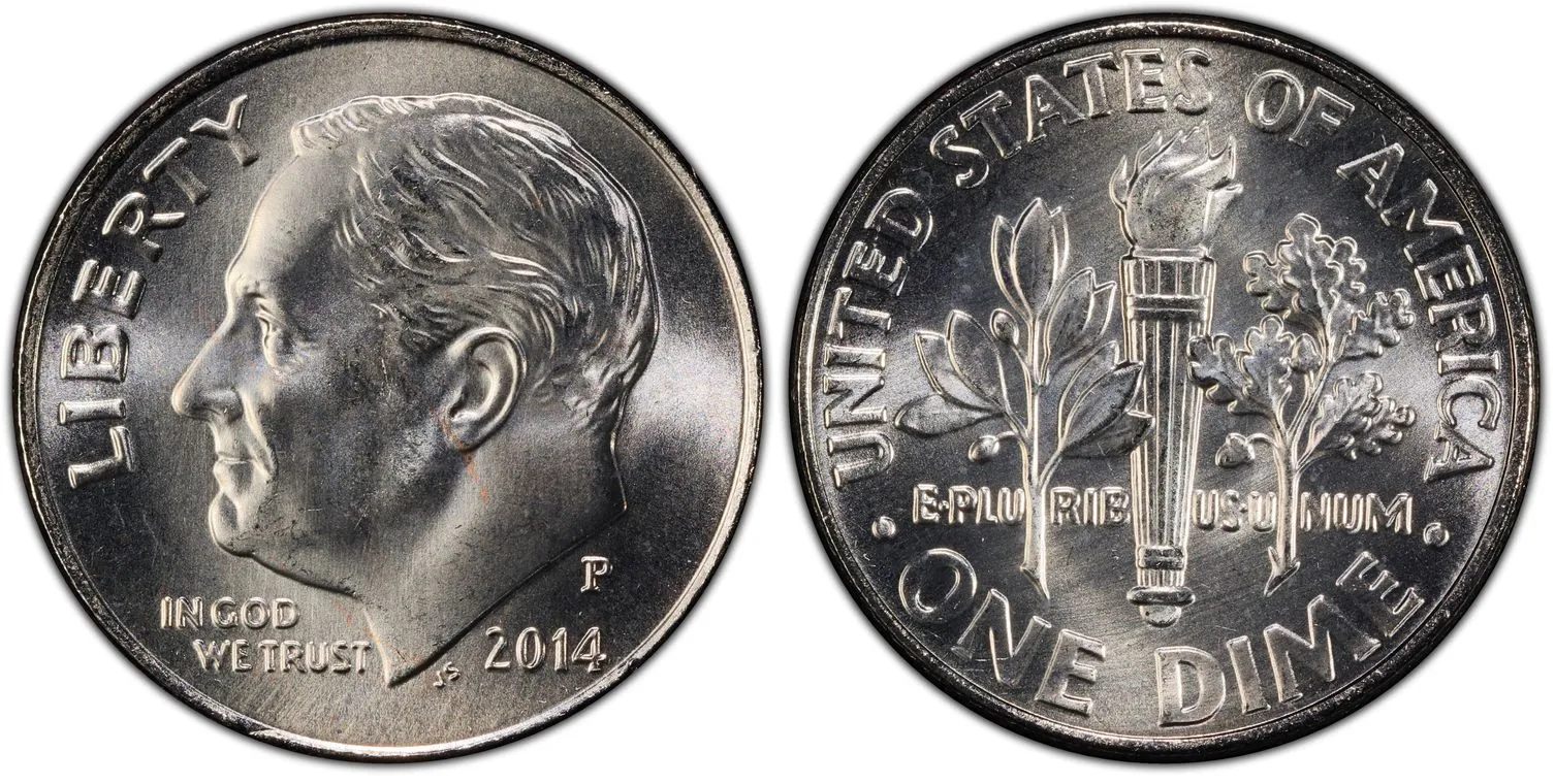 2014 Dime Value: Mint Varieties, Rarity, And Current Prices - Coins-Value.com