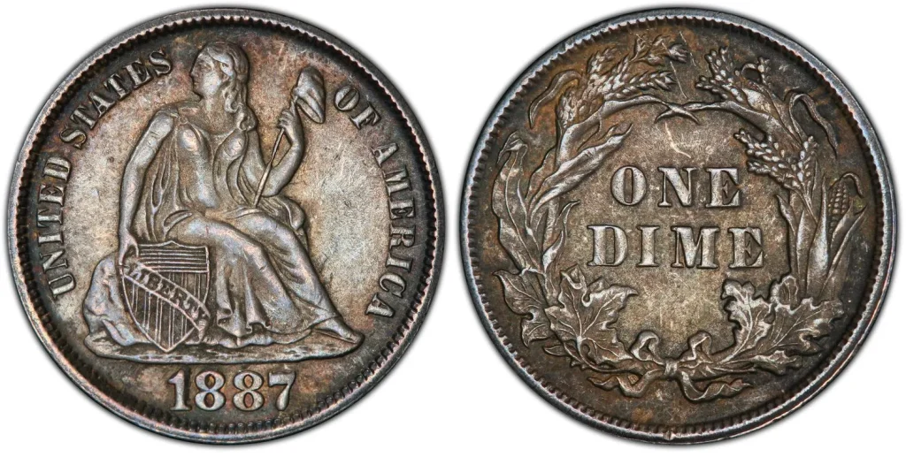 1887 Dime Value: Mint Varieties, Rarity, And Current Prices - Coins ...