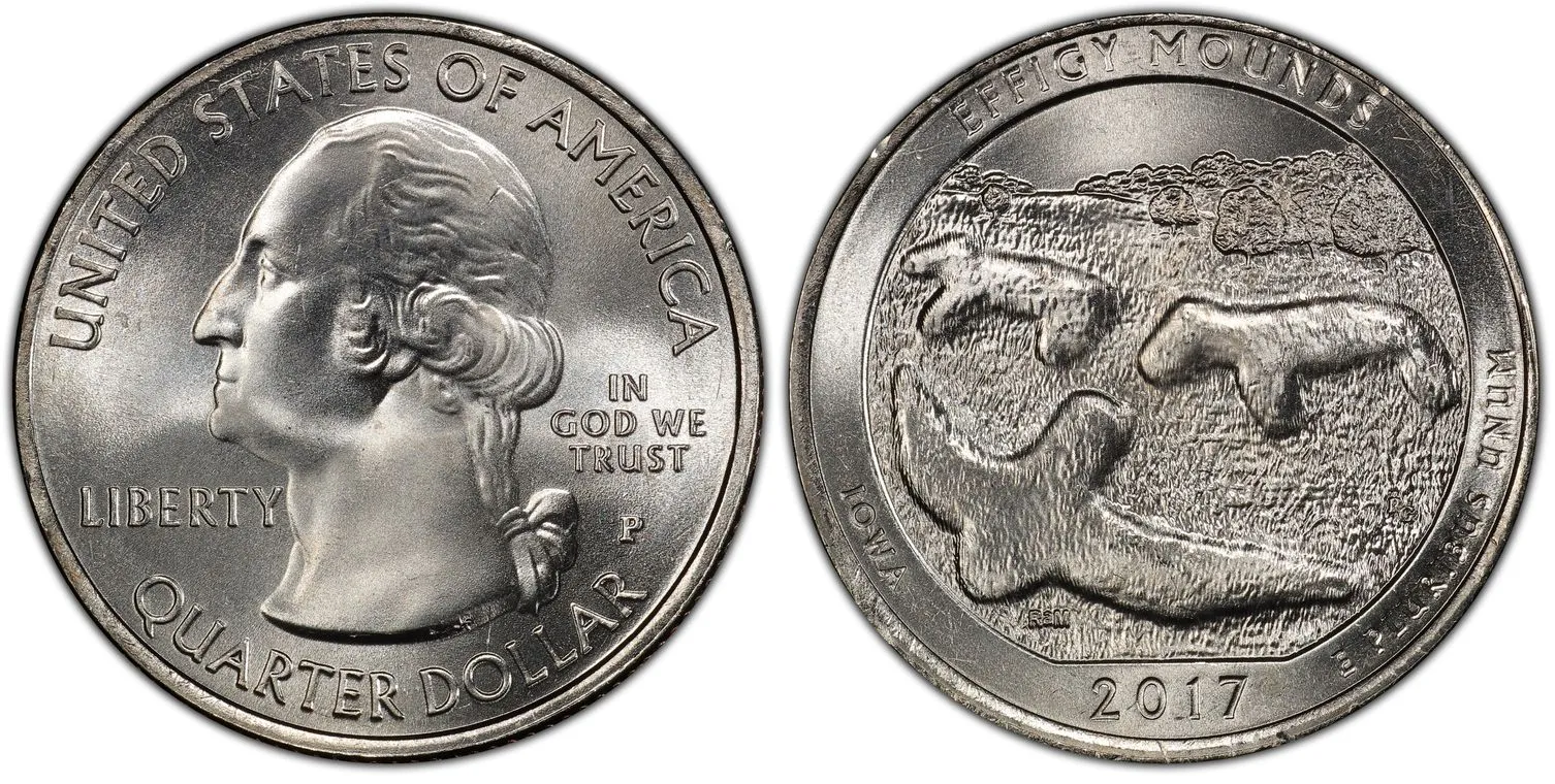 2017 Quarter Value: Mint Varieties, Rarity, And Current Prices - Coins-Value.com