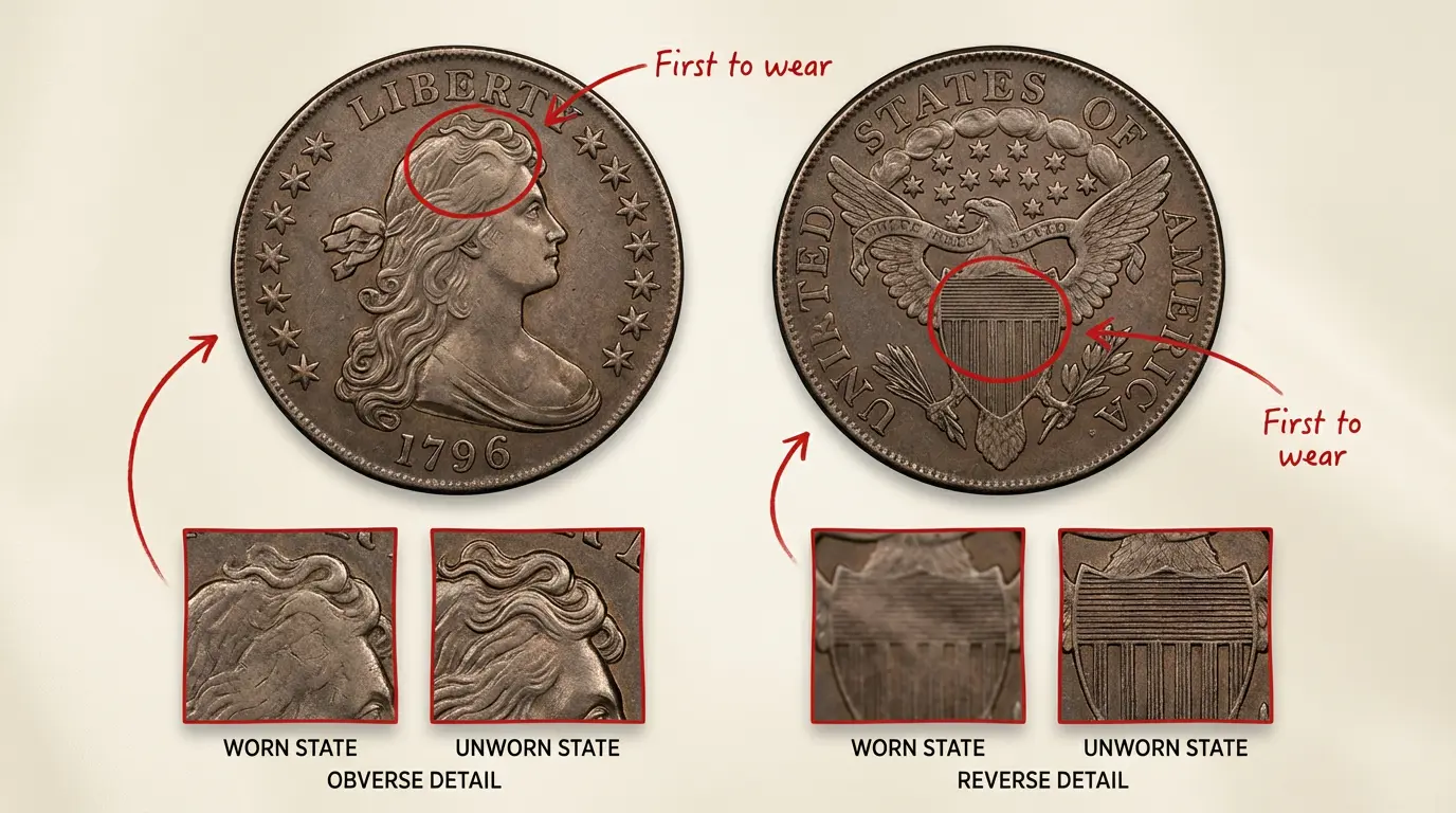 1796 Dollar Value: Mint Varieties, Rarity, And Current Prices - Coins Value