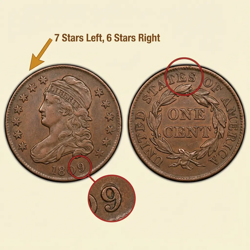 1809 Cent Value: Mint Varieties, Rarity, And Current Prices - Coins Value