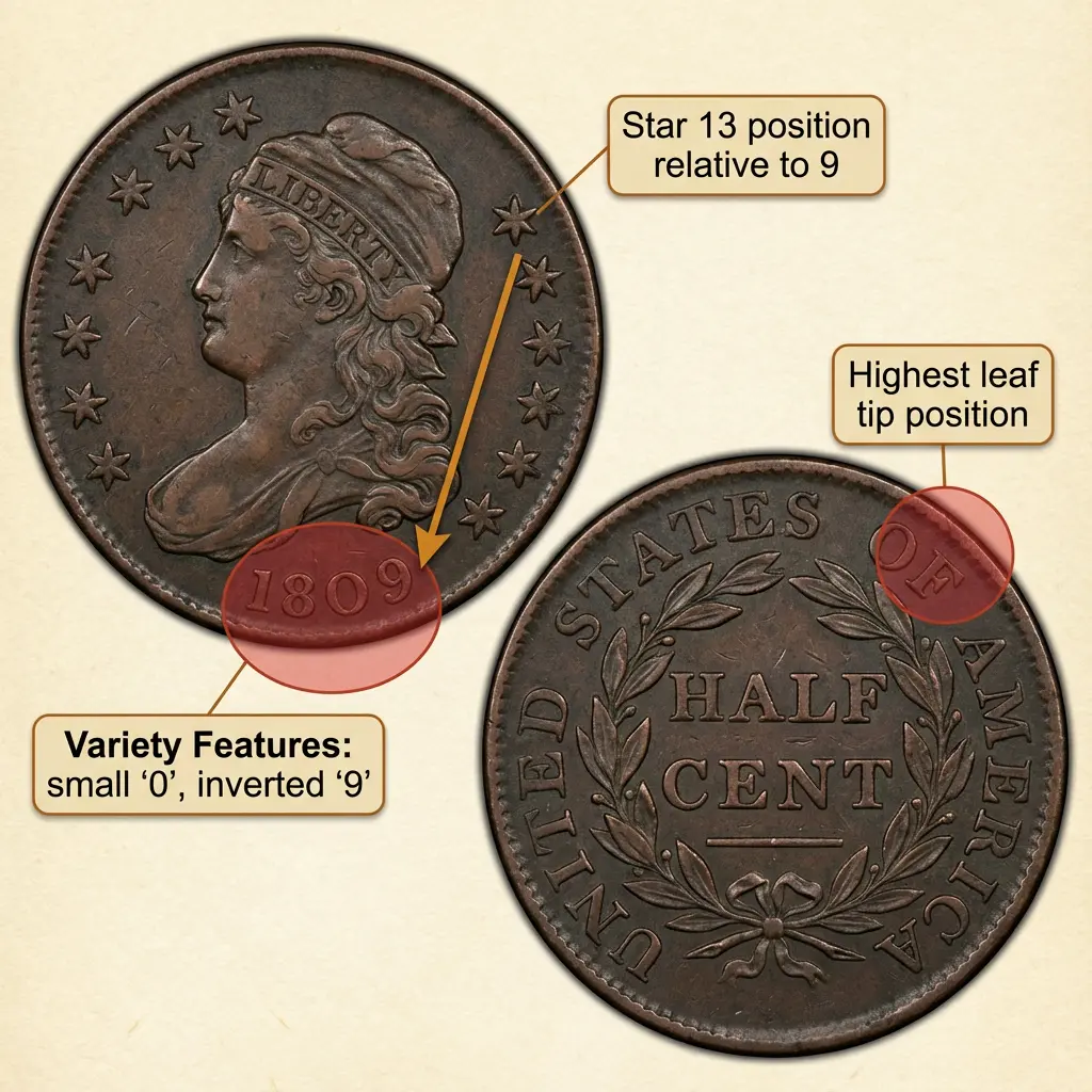 1809 Cent Value: Mint Varieties, Rarity, And Current Prices - Coins Value