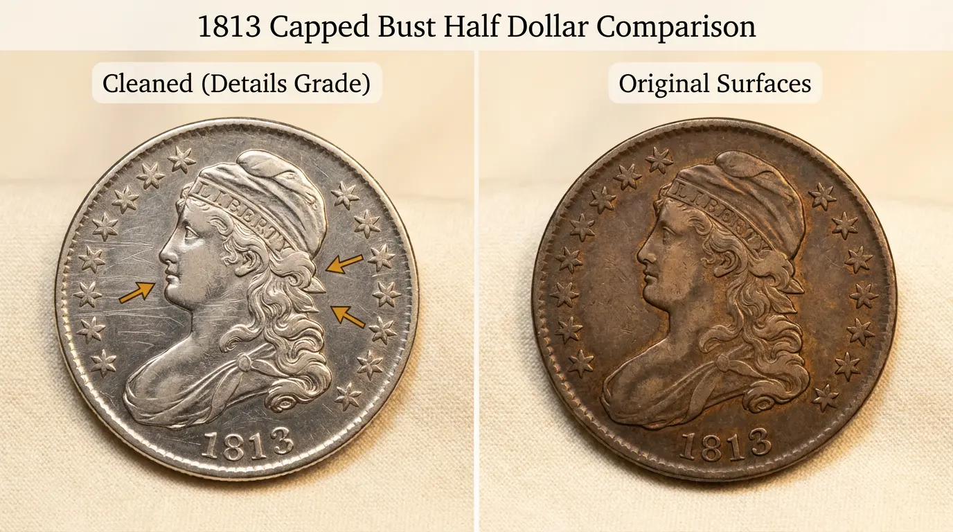 1813 Half Dollar Value: Mint Varieties, Rarity, And Current Prices ...