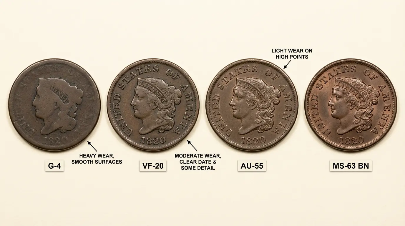 1820 Cent Value: Mint Varieties, Rarity, And Current Prices - Coins Value